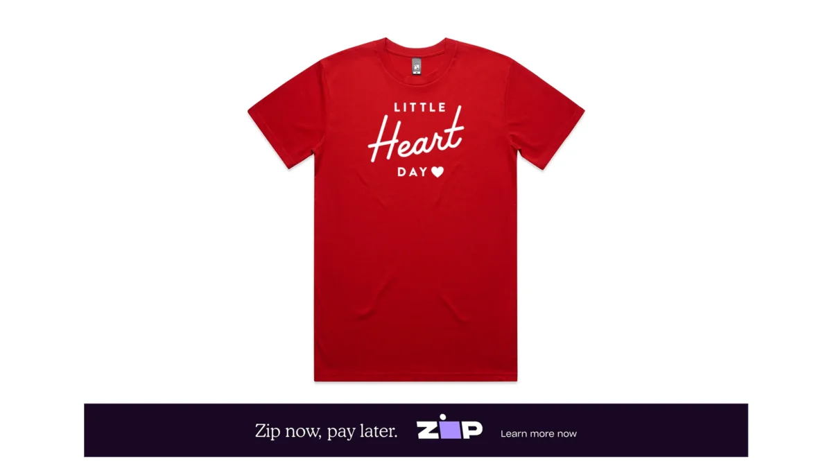 Little Heart Day Tee – Red – Staff – Driven By Dirt Marketplace